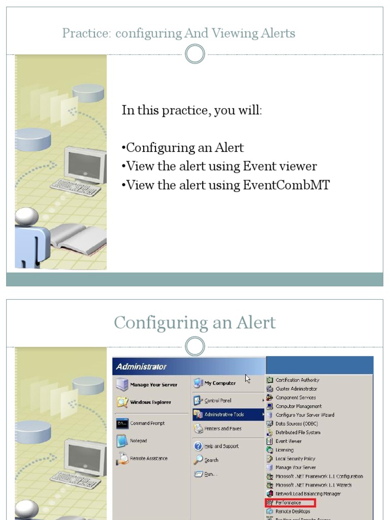 Configuring and Viewing Alerts | PDF