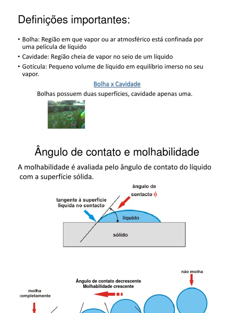 Físico-Química II Aula Fenômenos de Superfície II | PDF | Líquidos ...