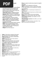 Jungle Book Kids Script | PDF | Bagheera | Baloo