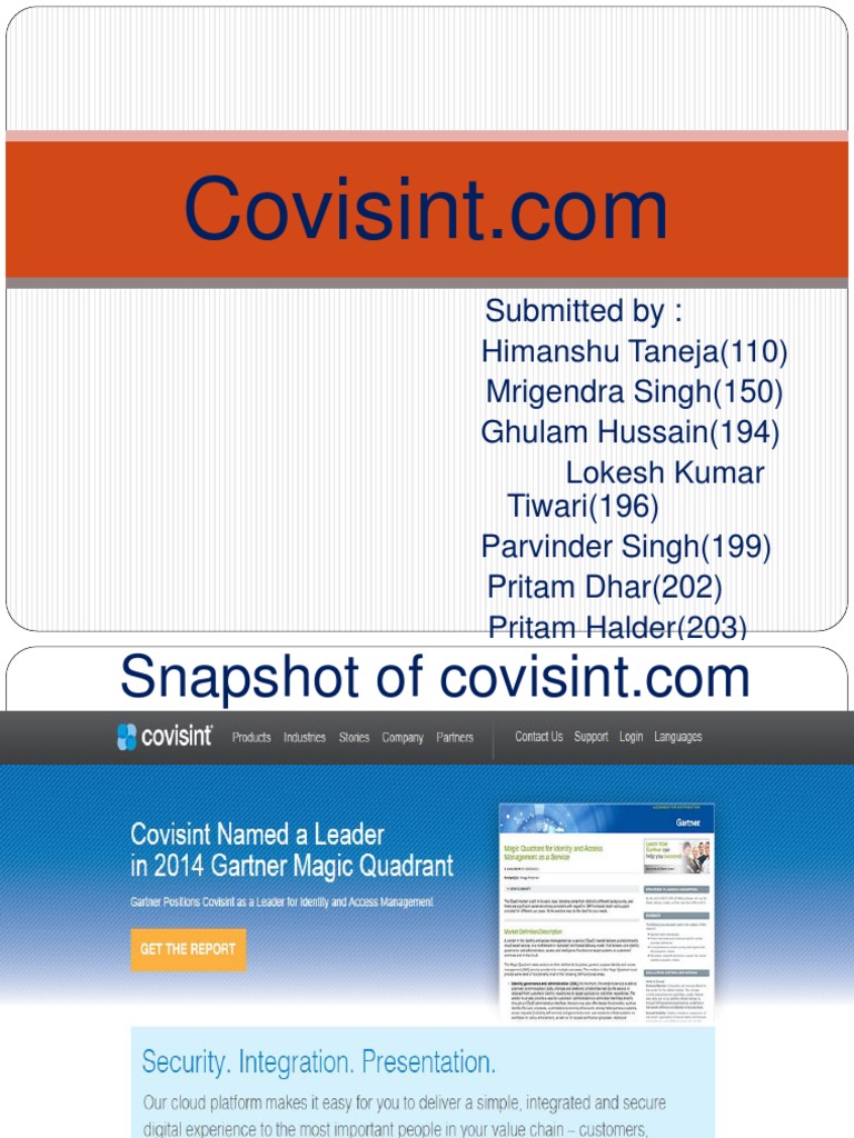 Covisint | PDF