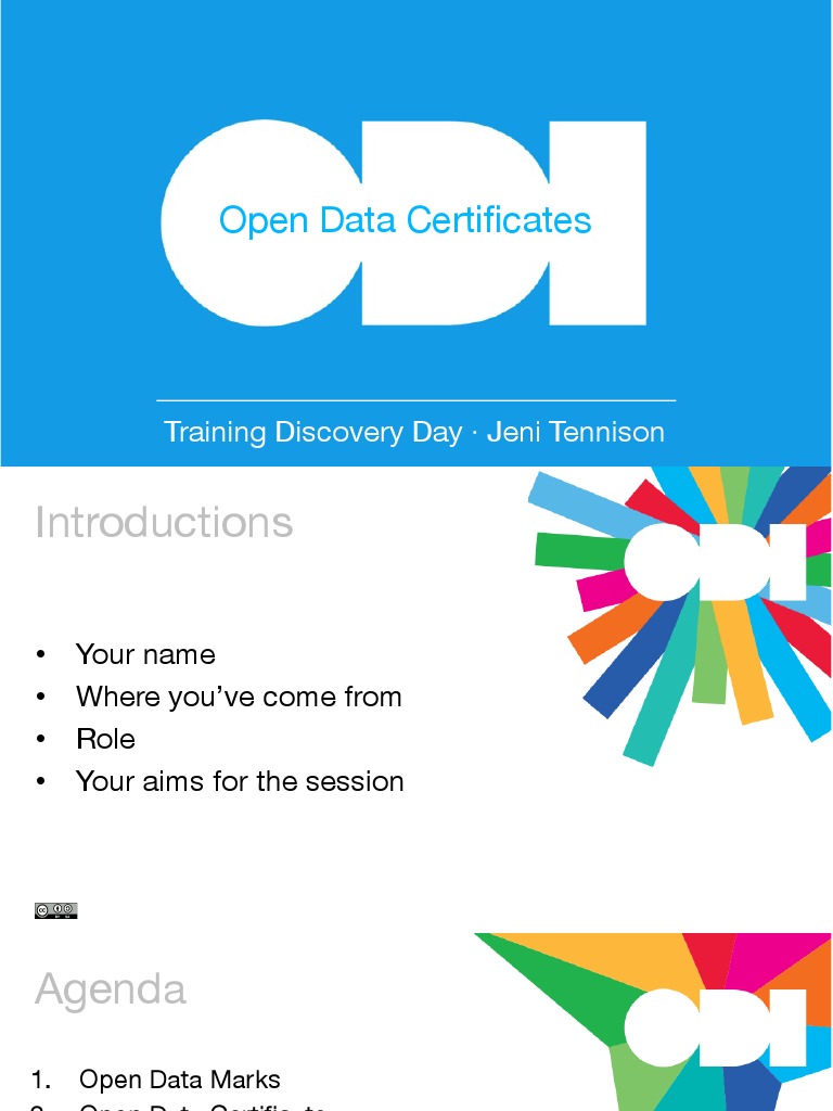 Introduction To Open Data Certificates | PDF | Metadata | Data