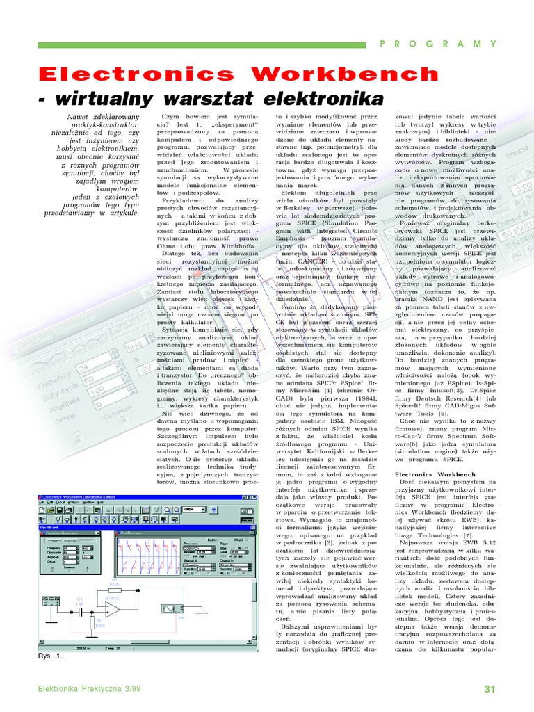 Electronics Workbench | PDF