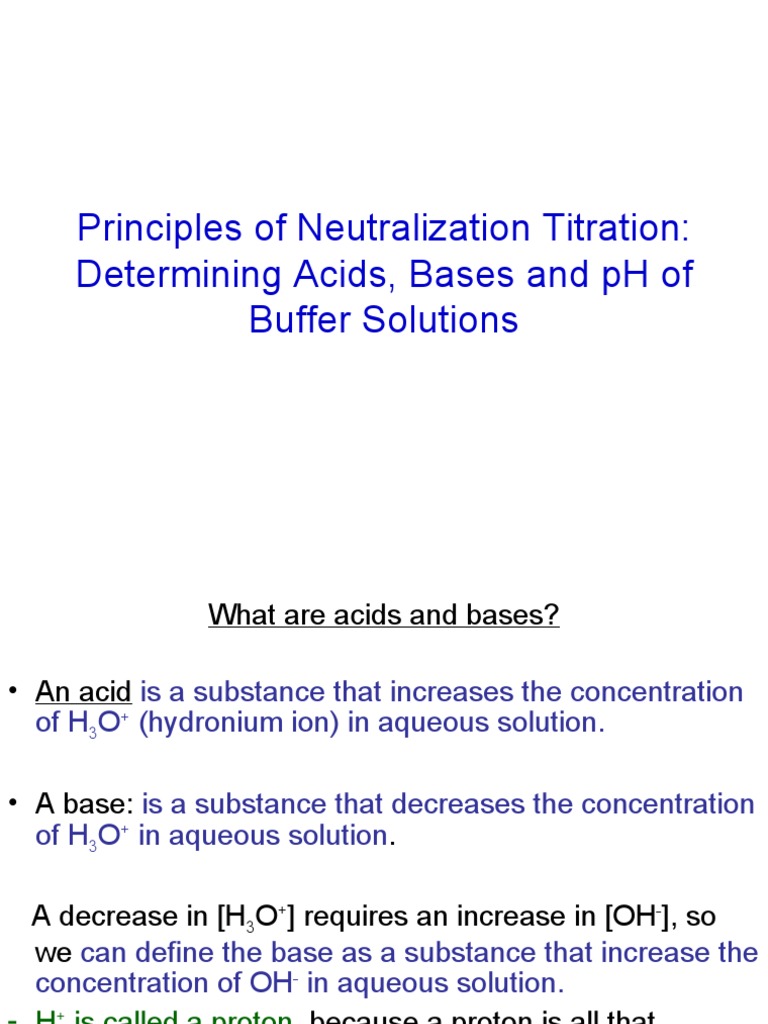 Neutralization Titration M16Q6: Titration Of A Weak Acid With A Strong
