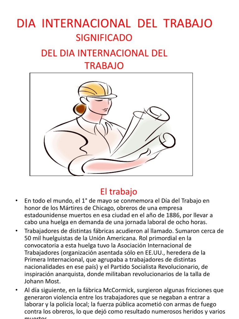 Origen del Día Internacional del Trabajo | PDF | Política | Viajes y ...