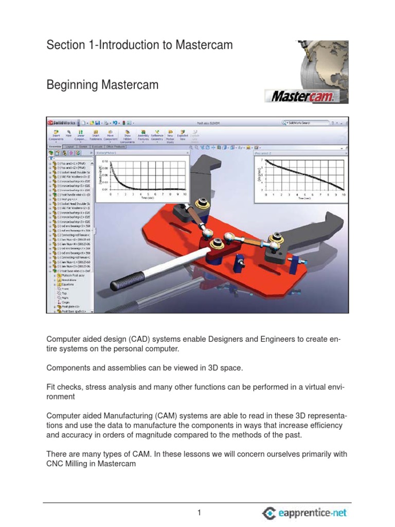 Beginning Mastercam Sample Sec1 | PDF | Computer Aided Design | Icon ...