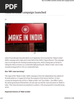 Make in India - The Way Ahead ! Economics Project Class 12 | PDF ...