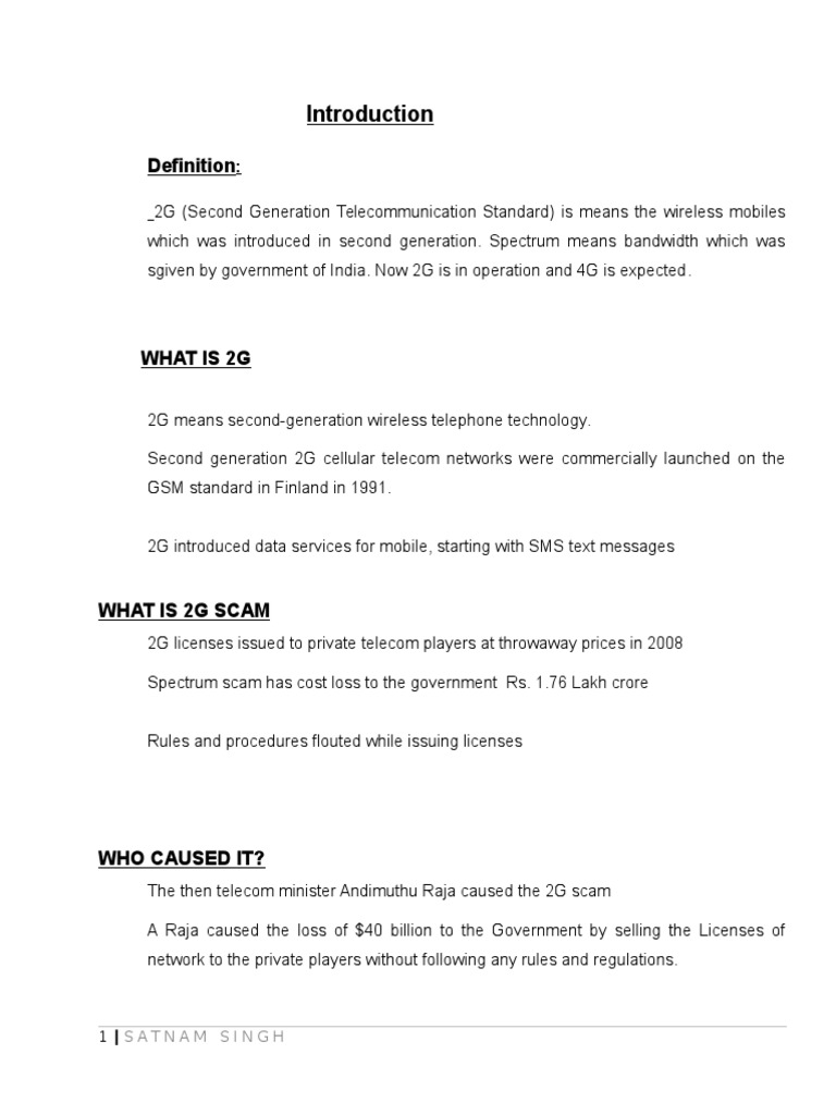 2G (Second Generation Telecommunication Standard) Is Means The Wireless ...