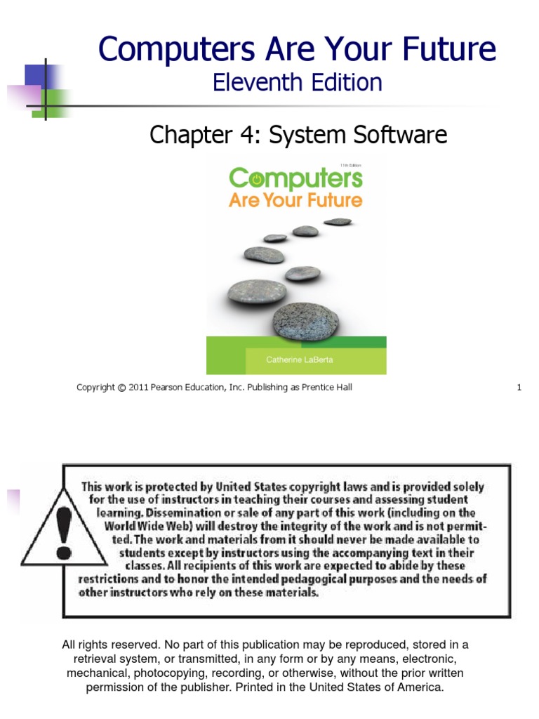 Computers Are Your Future: Chapter 4: System Software | PDF | Operating ...
