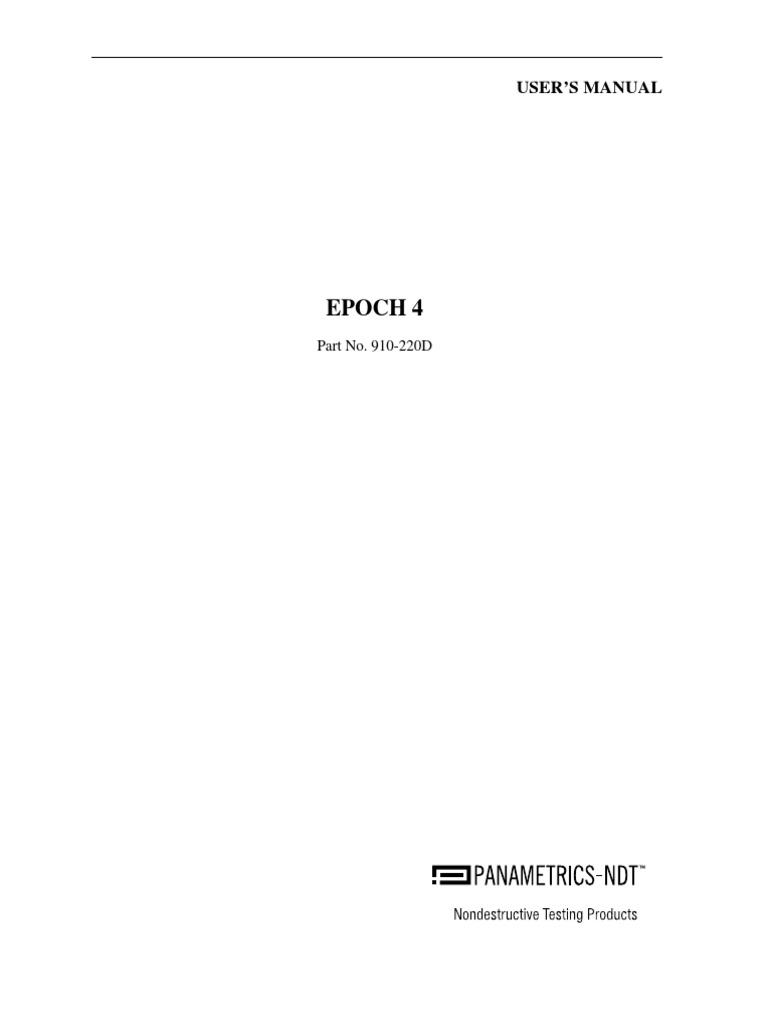 Epoch4 Englisch | PDF | Battery Charger | Battery (Electricity)