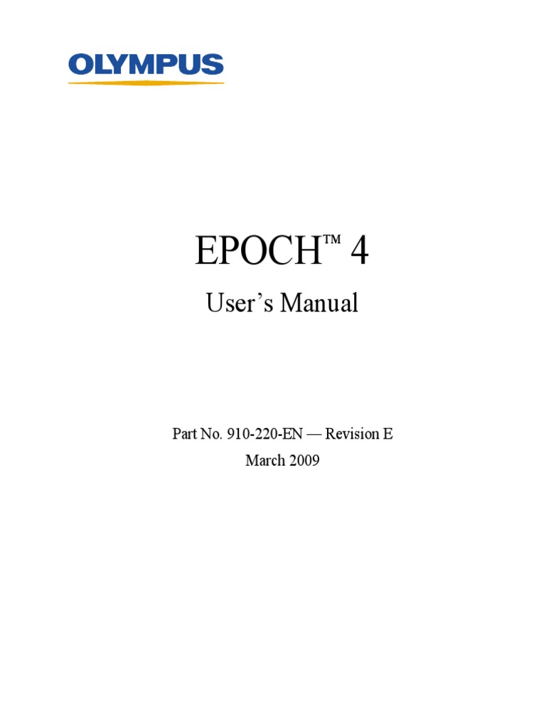 910-220-EN Rev E - EPOCH 4 (EN) | PDF | Battery (Electricity) | Battery ...