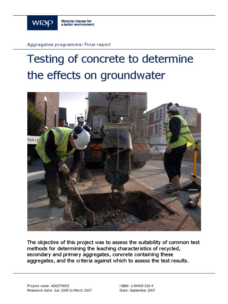 Leaching L0333 AGG079 003 BRE | PDF | Construction Aggregate | Concrete