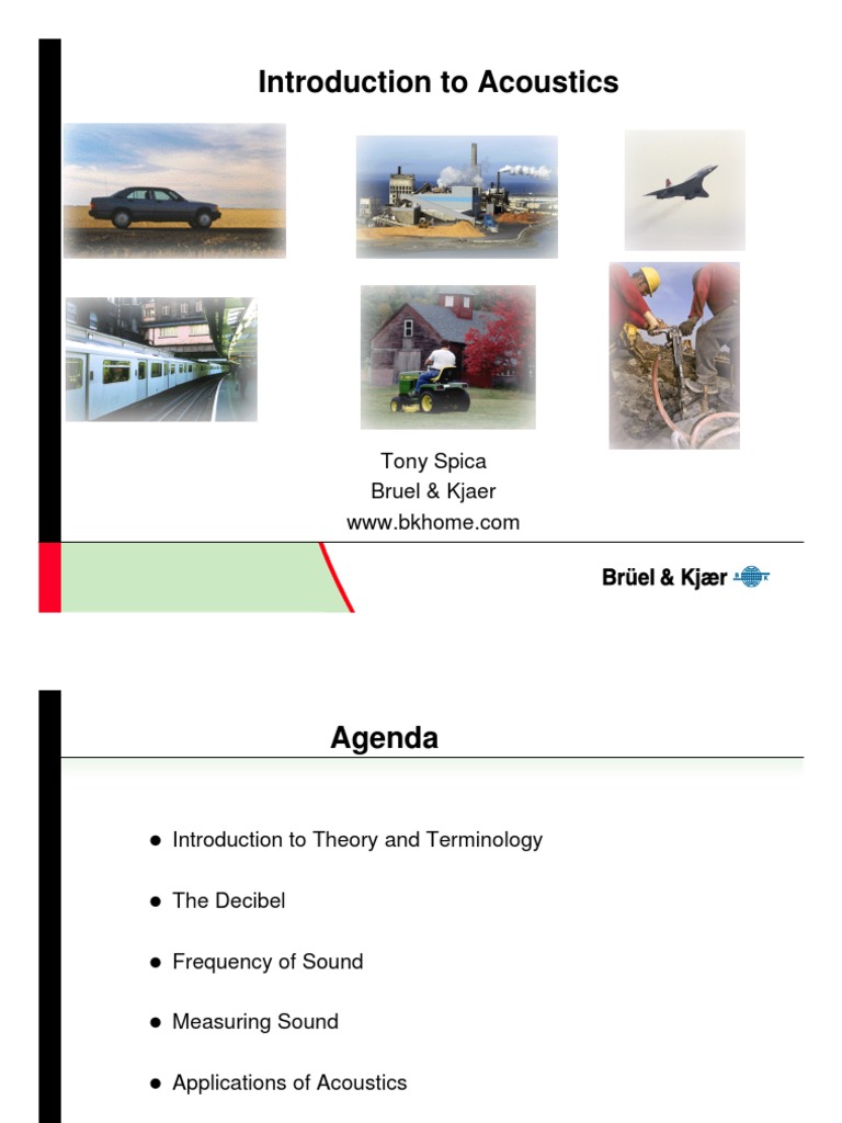 Introduction To Acoustics by B&K PDF | PDF | Decibel | Audio Engineering