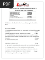 MBA 4th Semester Project Report Guide | PDF | Business | Art