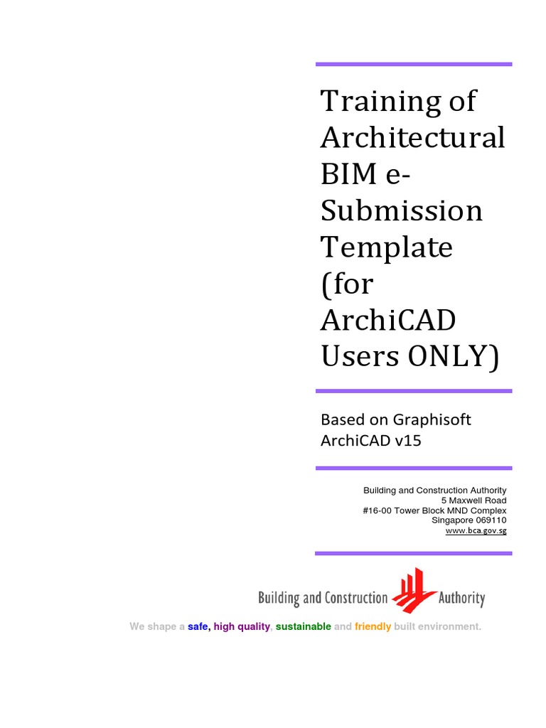 BIM Template Training ArchiCADv15 Jan2012 PDF | Download Free PDF ...