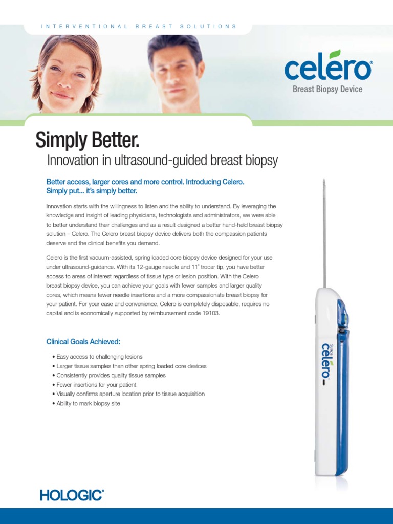Celero Brosura | PDF | Biopsy | Medicine