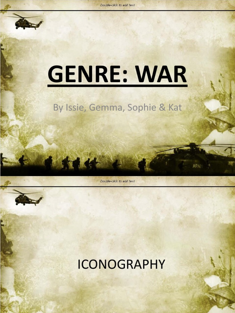 War Genre Code and Conventions | PDF | Plot (Narrative) | Unrest