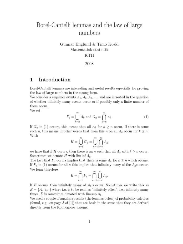 Borel Sigma | PDF | Mathematical Logic | Analysis