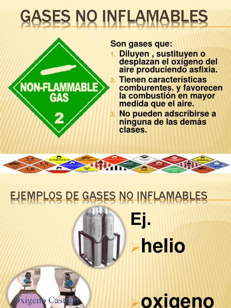 Gases No Inflamables