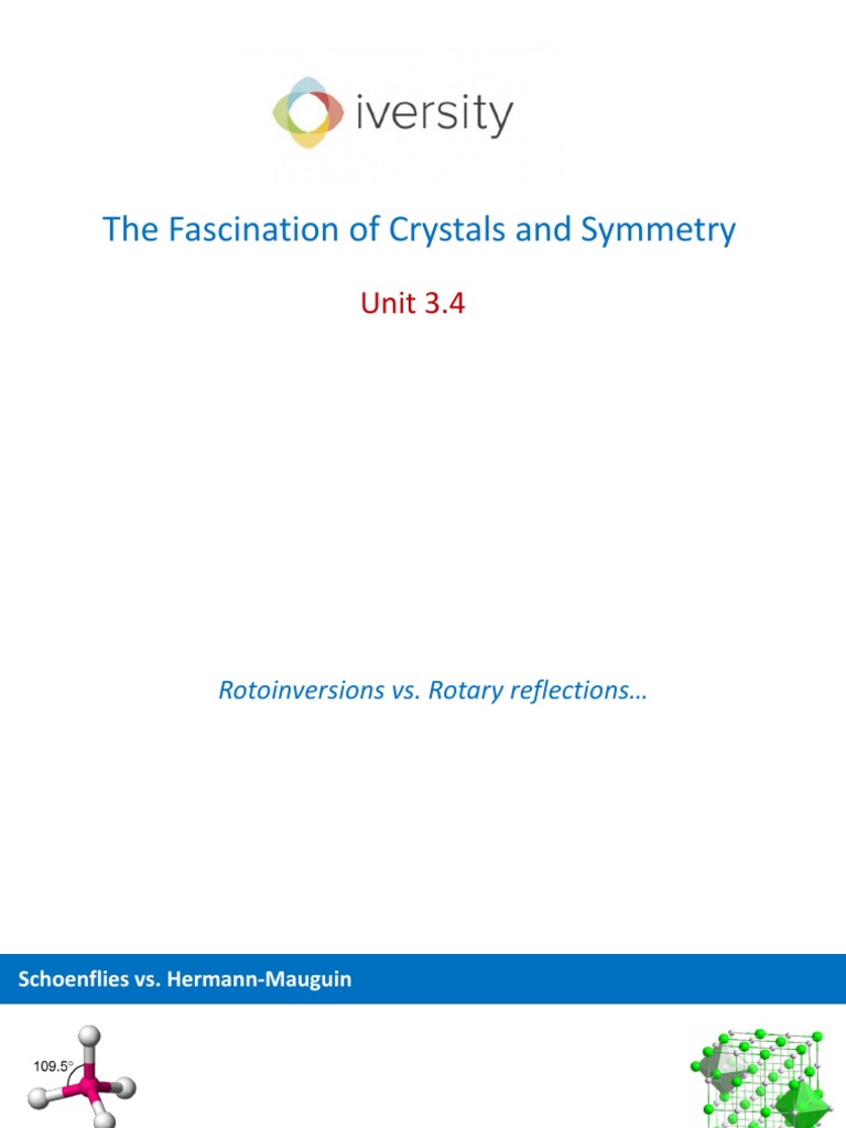 Crystals and Symmetry Explained | PDF