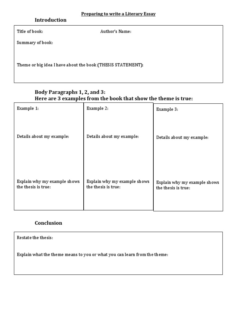 Writing a Literary Essay Guide | PDF | Science & Mathematics