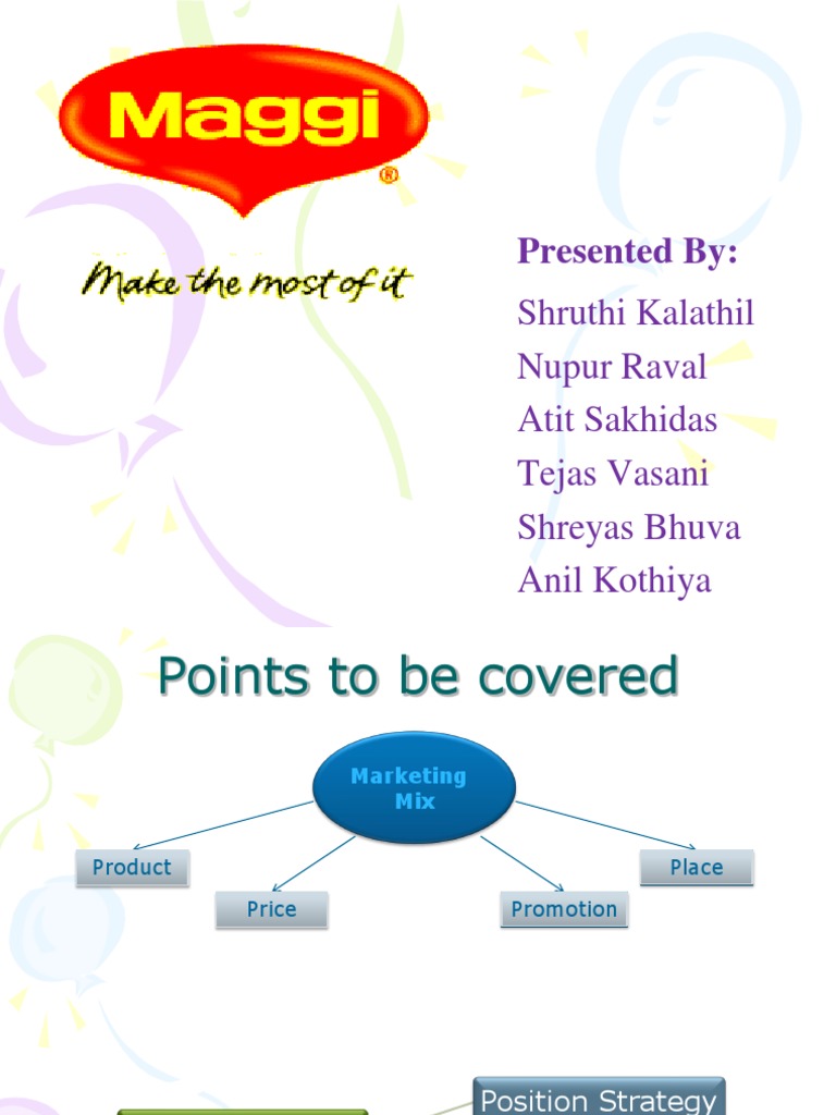 Maggi | PDF | Retail | Supply Chain Management
