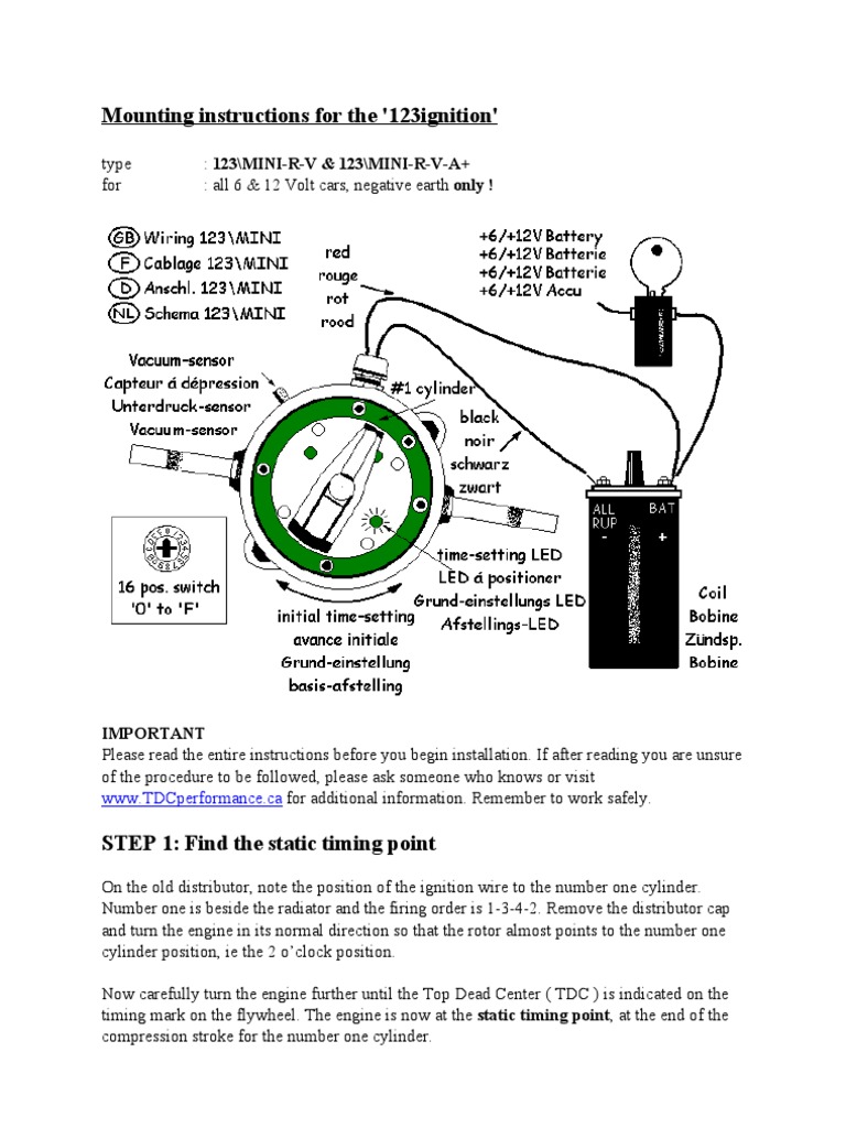 123 Ignition Installation Guide for Mini | PDF | Mini | Ignition System