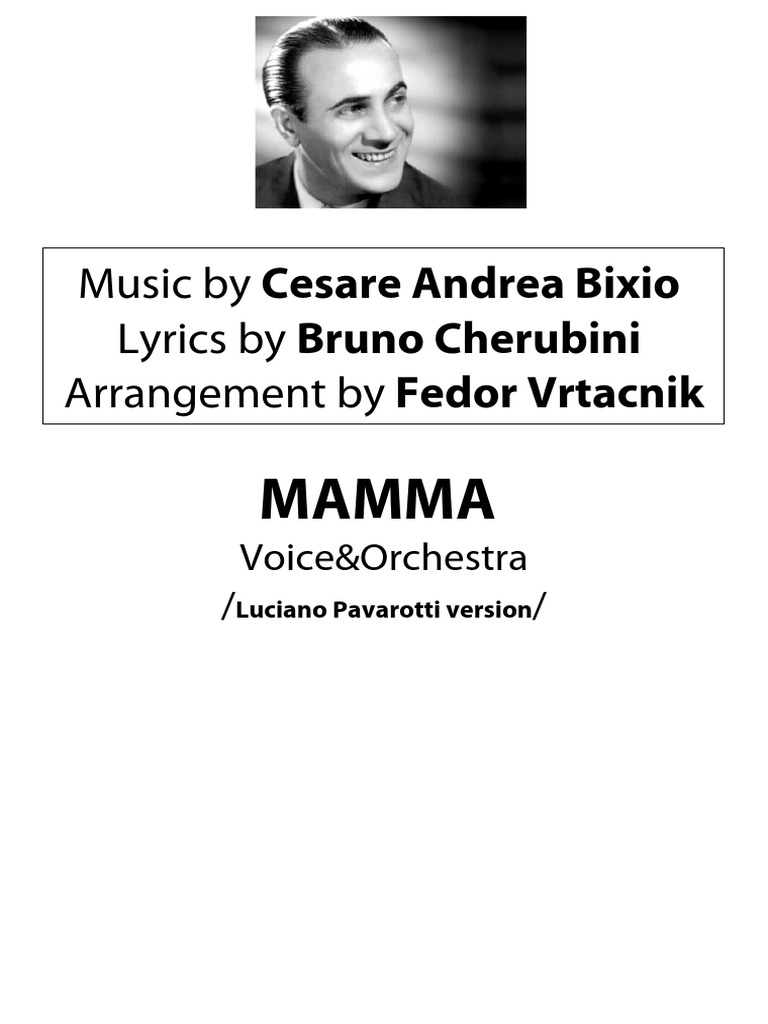 MAMMA - PDF Full Orchestra Score | PDF