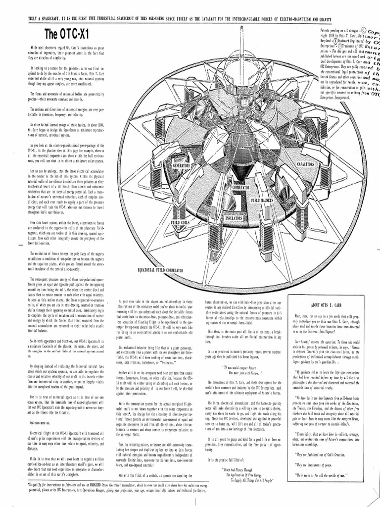 OTC X1 Plans | PDF