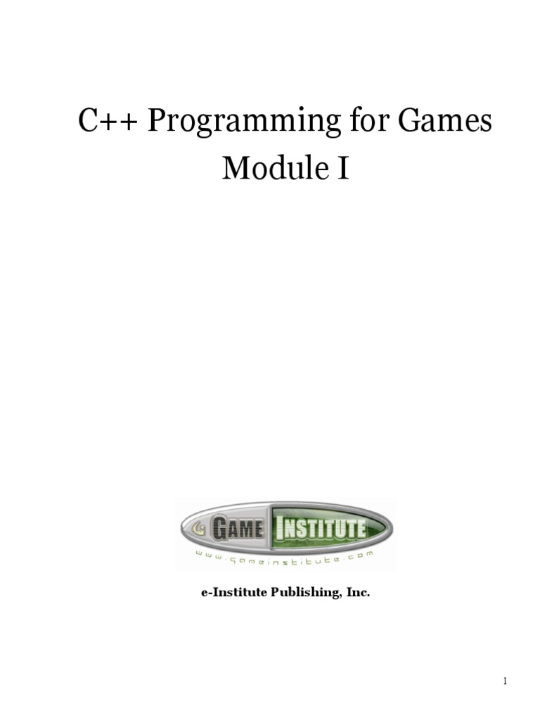 CPP Module I Textbook | Download Free PDF | Pointer (Computer ...