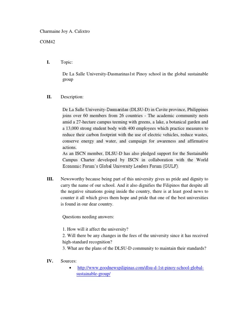 11 12 Storypitch Calixtro | PDF | Philippines | Sustainability