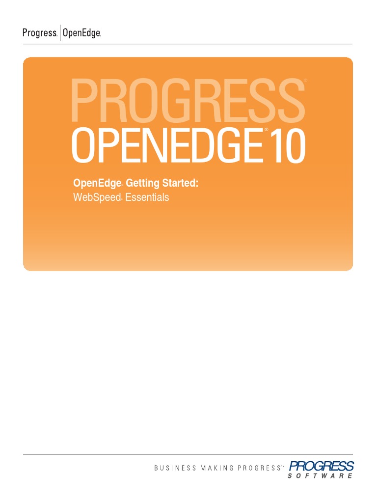 Progress Webspeed | PDF | Copyright | Computer Network