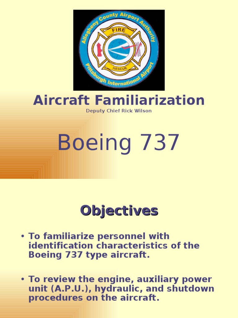 Boeing 737 Familiarization Training Guide | PDF | Cockpit | Door