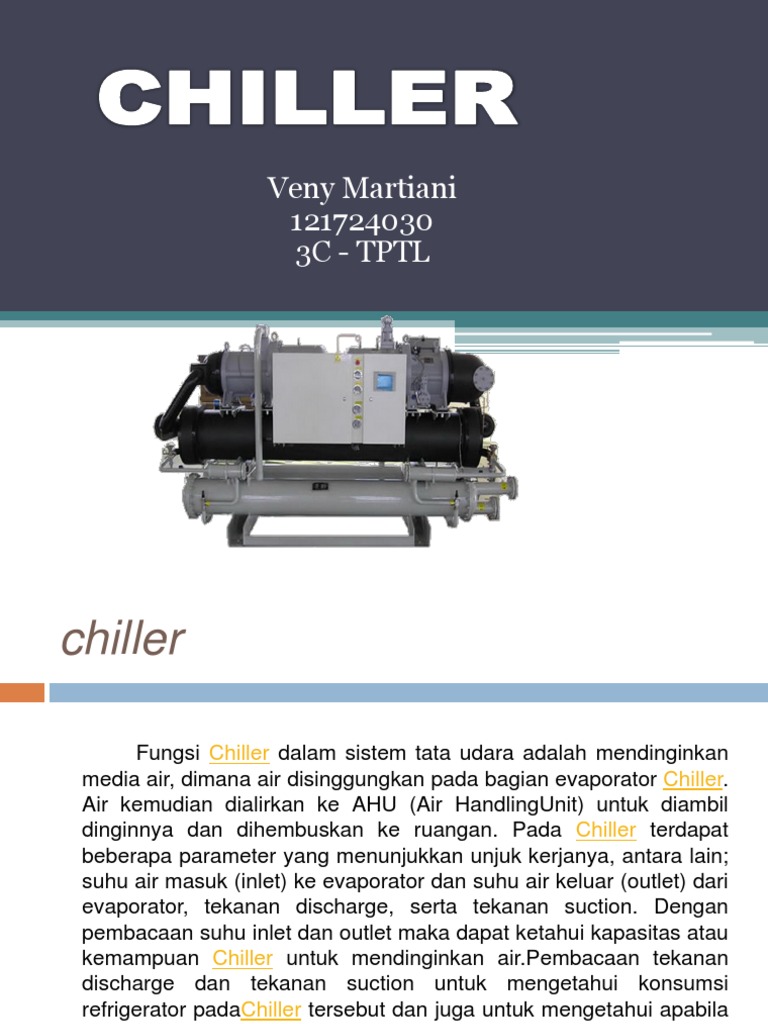 Fungsi dan Prinsip Kerja Chiller | PDF