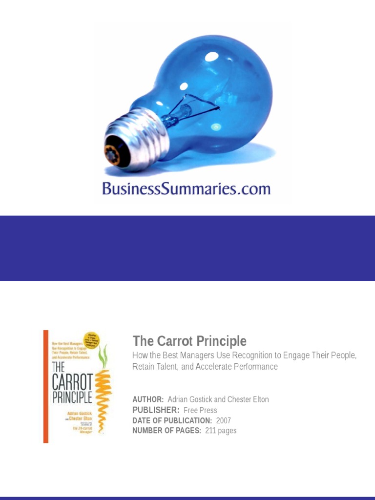 The Carrot Principle 1195624336170696 5 | PDF | Employee Retention ...