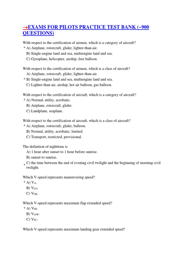 FAA Written ExamQuestion Bank | Visual Flight Rules | Carburetor