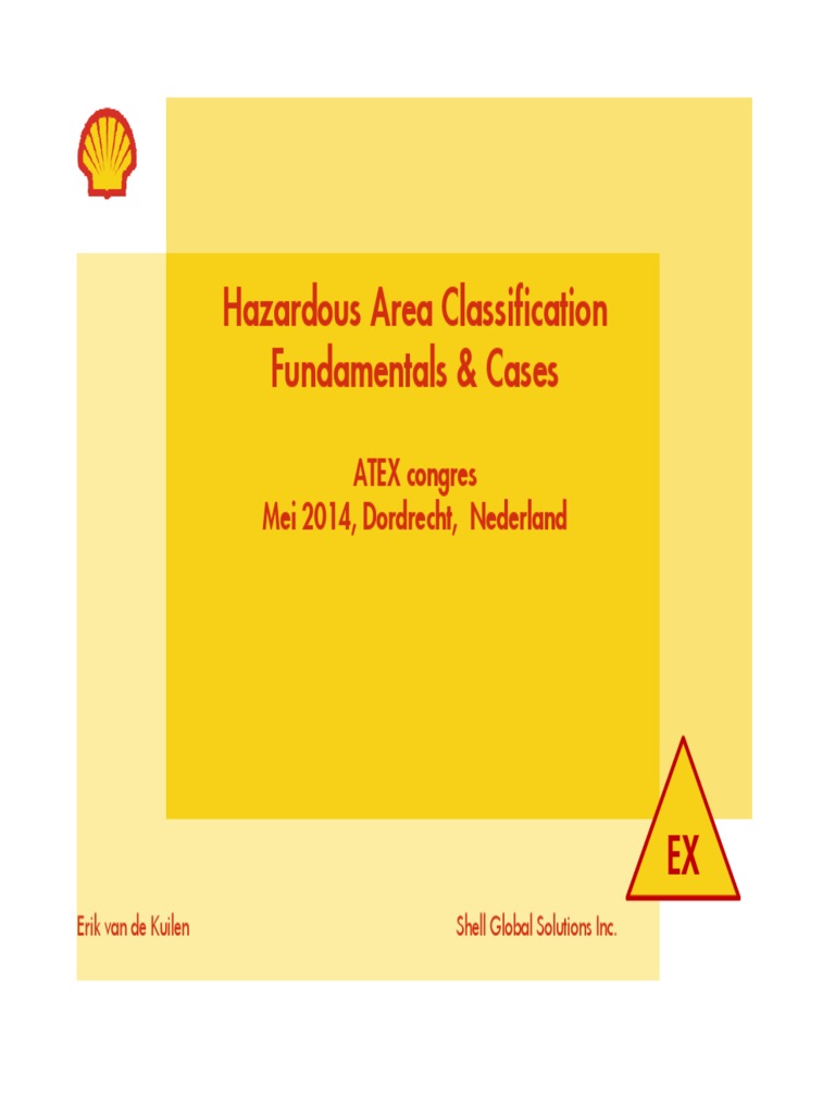 Shell Hazardous Area Classification Fundamentals | PDF | Combustion | Gases