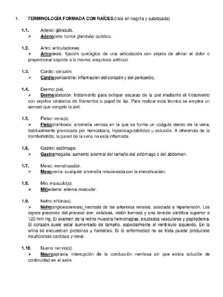 Terminologia Medica Diccionario Clinico | PDF | Enfermedades y ...