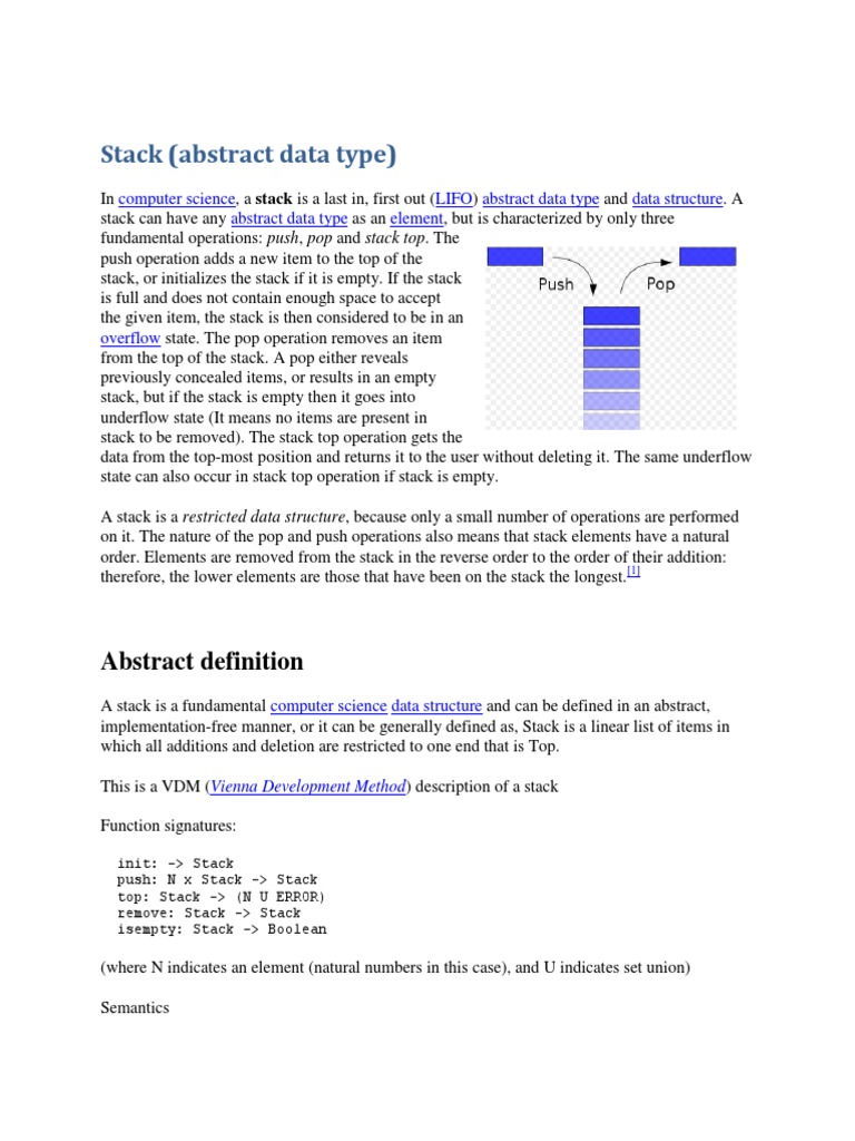 Stacks Explained NewNotes | PDF | Data Management | Computer Data