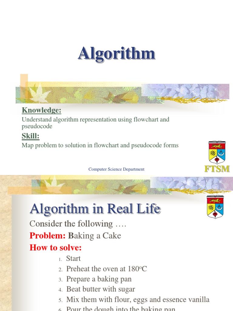 Slide 02 - Algorithm | PDF | Algorithms | Computer Programming