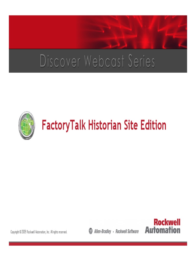 Discover FactoryTalk Historian Slides | PDF | Automation | Server (Computing)