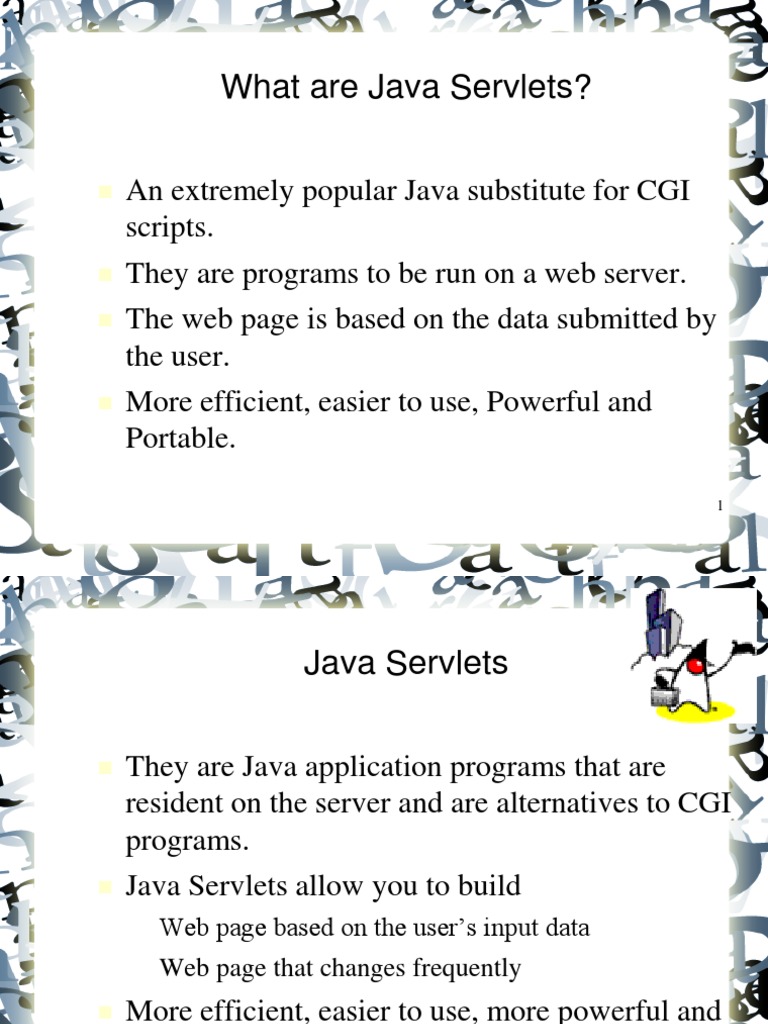 What Are Java Servlets | PDF | Java Servlet | Java Server Pages