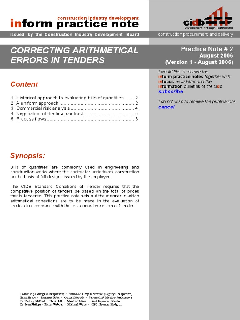 5S19 PN2of2006 Arithmetic Errors | PDF | Procurement | Risk 5S19 PN2of2006 Arithmetic Errors | PDF | Procurement | Risk