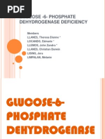 MIMS Summary Table-G6PD | PDF