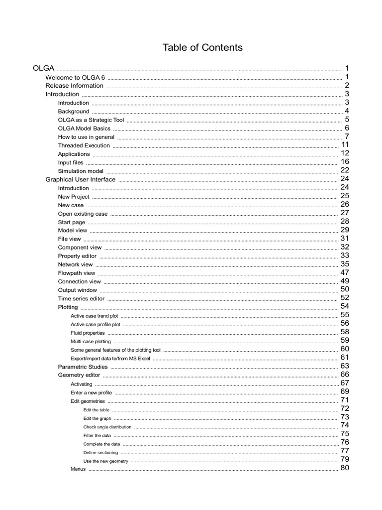 OLGA Manual 6.2.3 PDF | PDF | Simulation | 3 D Computer Graphics