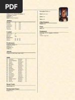 Drizzt Do'Urden and Guenhwyvar Stats | PDF | Odor | Leisure