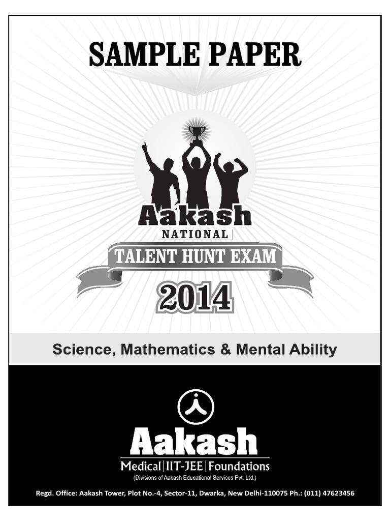 Sample Paper Anthe-2014 | PDF | Isotope | Area