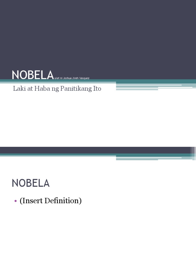 NOBELA | PDF