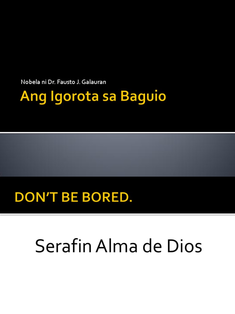 Ang Igorota Sa Baguio | PDF