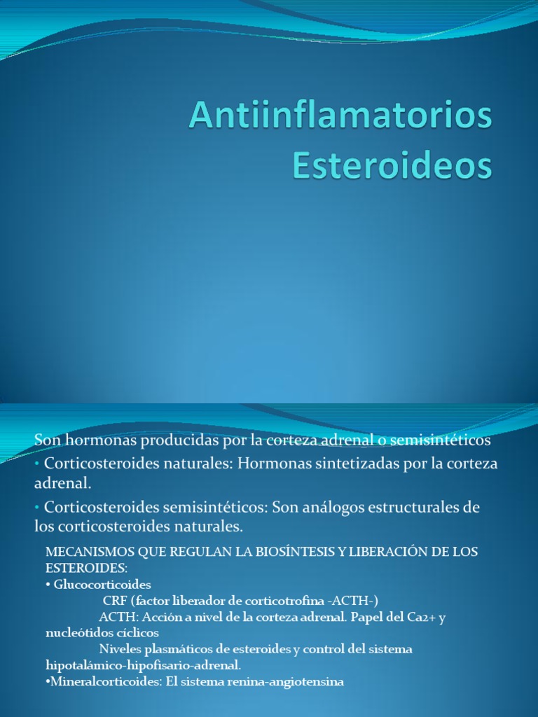 Clasificación de Antiinflamatorios Esteroideos | PDF | Antiinflamatorio ...