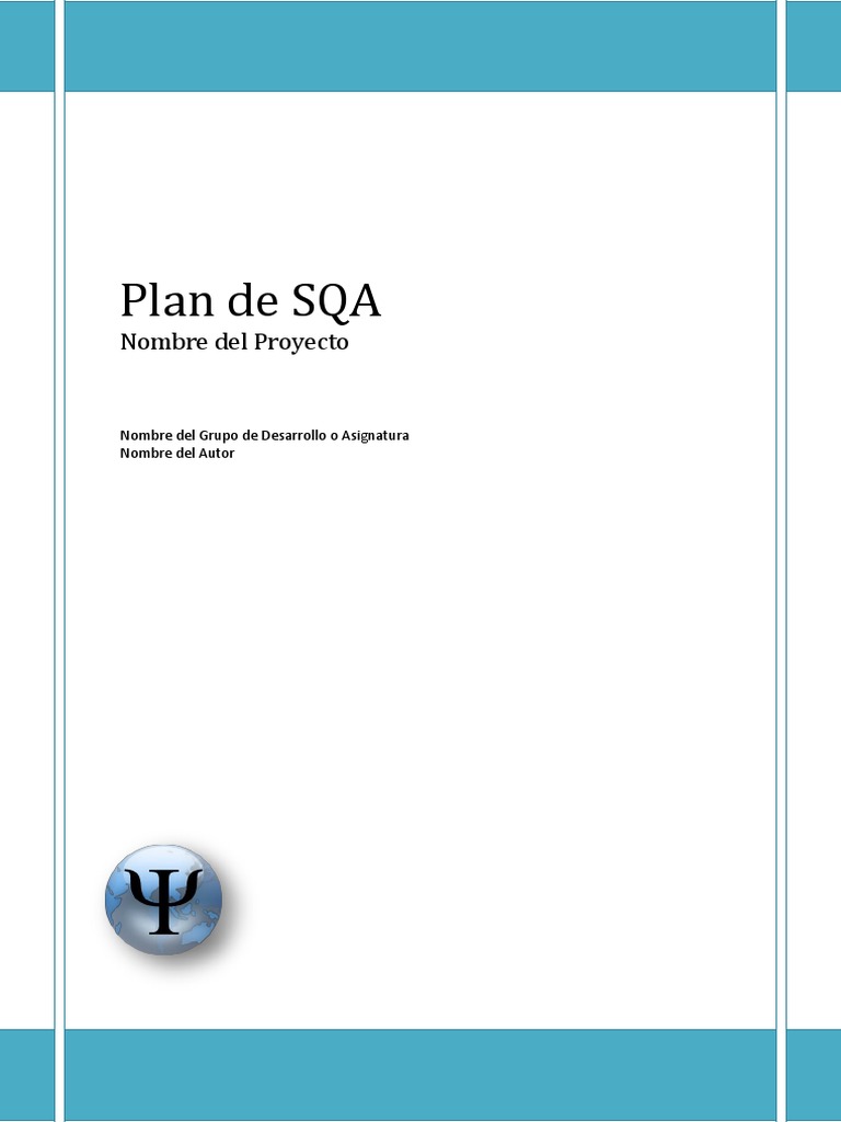 Plantilla Plan de SQA | PDF | Proceso de desarrollo de software | Software